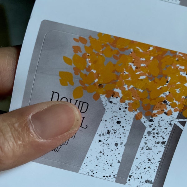 Fall Aspen Trees Address Labels | Unique Gift | 2 X 2 Inch Glossy or ...