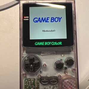 The Latest Tech Gameboy Color GBC Black Shell logo Color Can - Etsy