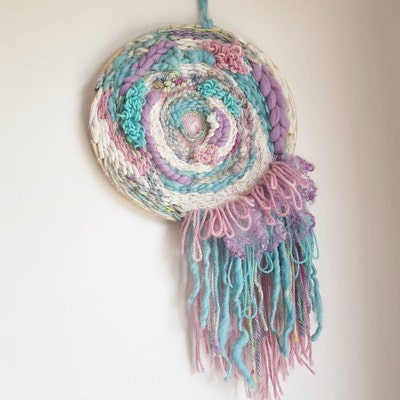 Circle Weaving Tutorial DIGITAL DOWNLOAD Online Weaving Class Hoop ...