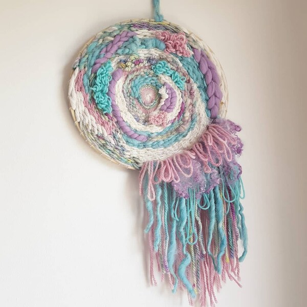 Circle Weaving Tutorial DIGITAL DOWNLOAD | Online Weaving Class | Hoop ...