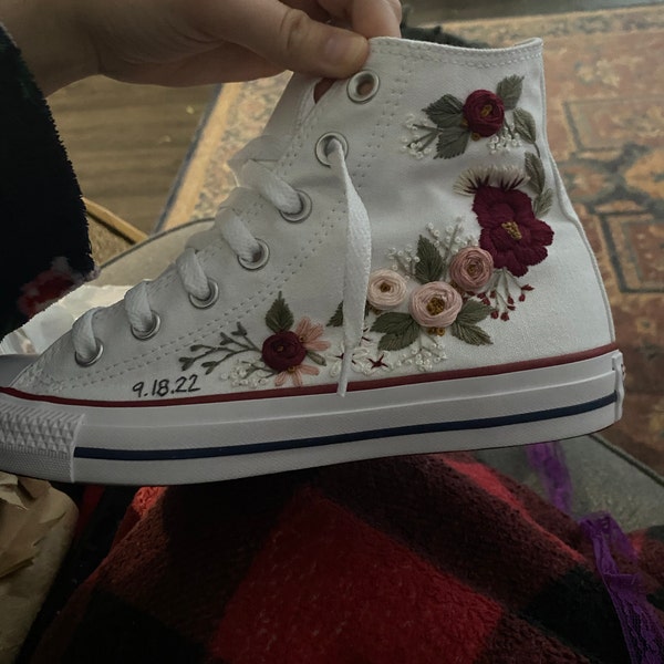 Converse Chuck Taylor All Star Shoes Embroidered by Hand to Order ...