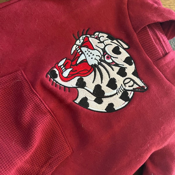 Heart Panther PES Embroidery File // PES and DST File / Traditional ...