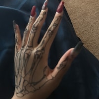 Coco Skeleton Hands Temporary Tattoos for Cosplay. Skull - Etsy