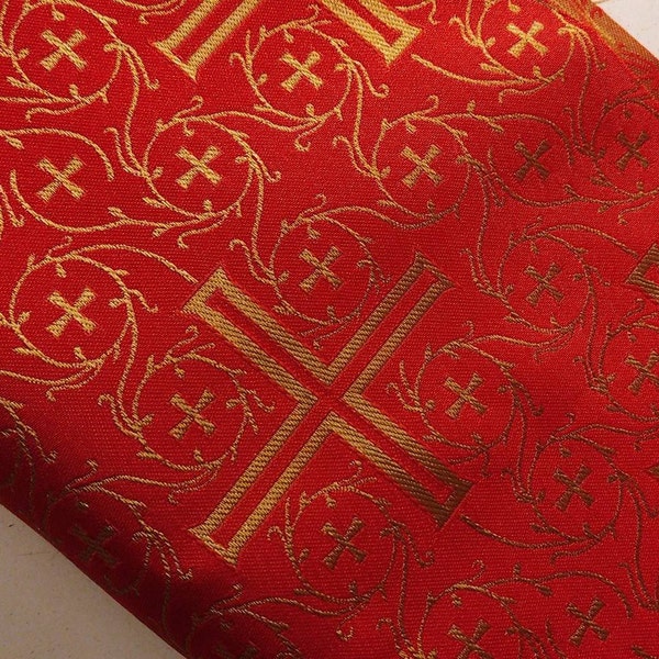 Small Cross Liturgical Fabric, Vestment Brocade, Copes, Chasubles ...