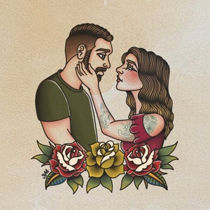 Medusa Old School Tattoo Flash Art Print Neo Traditional - Etsy Canada