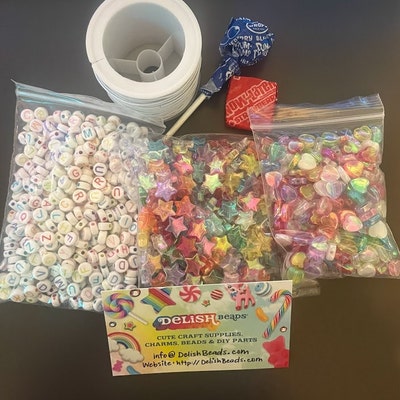 Plastic Star Beads 10mm Small AB Iridescent Plastic Acrylic or Resin ...