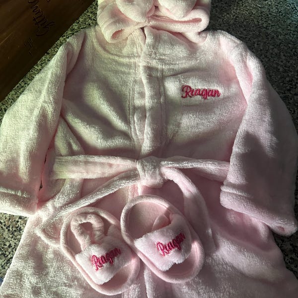 Infant Spa Set-new Baby Gift, Custom Baby Gift, Personalized Baby Robe ...