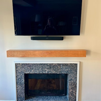 Custom Mantle, Mantle, Custom Woodwork, Modern Mantle, Wood Mantle ...