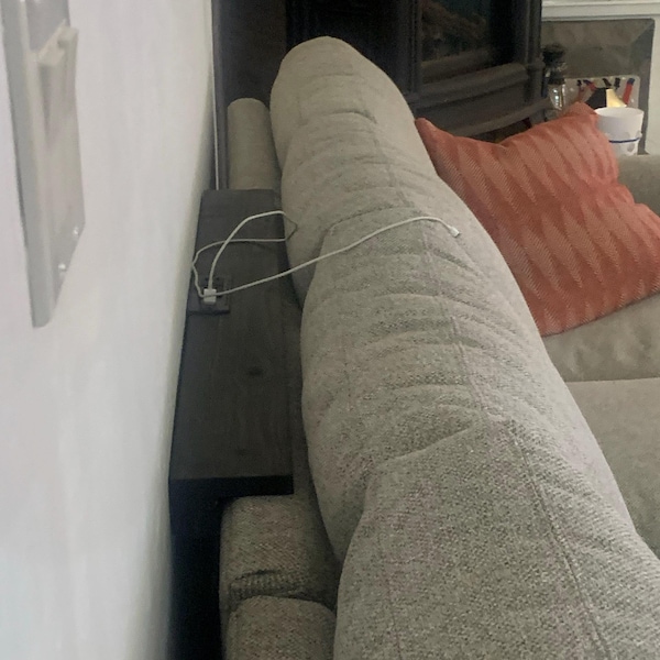 Hidden Sofa Table or Tray With Outlet - Etsy