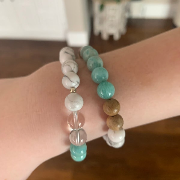 HEALING SUPPORT Gemstone Bracelet\beaded Stretch Bracelet\gift for ...
