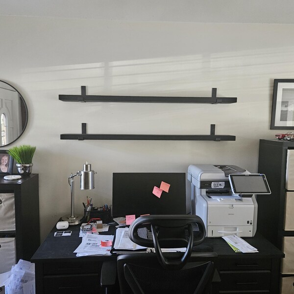 Sofa Arm Rest Table With Magazine Stand, Modern Wood Armrest Table ...