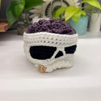 Brainy Skull Coaster Set CROCHET PATTERN / Skull Coaster PDF English ...