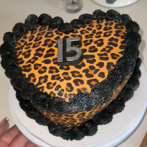 Cheetah Leopard Print Pattern Edible Picture Strips | Wrap Sides of ...