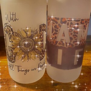 Fall Inspired Sublimation Solar Powered Glass Lantern With - Etsy