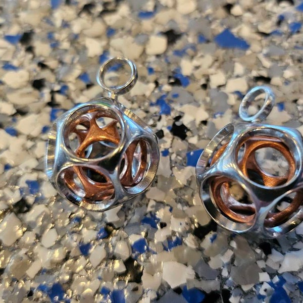 Wave Kinetic Balls Spinner Fidget Ring With Moving Bearings and ...