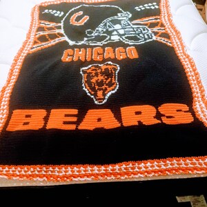 Denver Broncos Afghan Crochet Pattern - Etsy