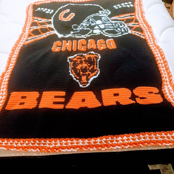 Denver Broncos Afghan Crochet Pattern - Etsy