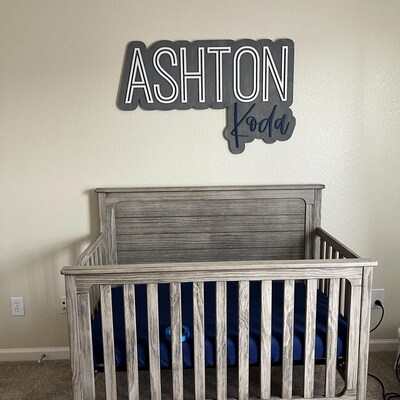 Nursery Name Sign, Baby Shower Personalized Gift, Baby Nursery Kids ...