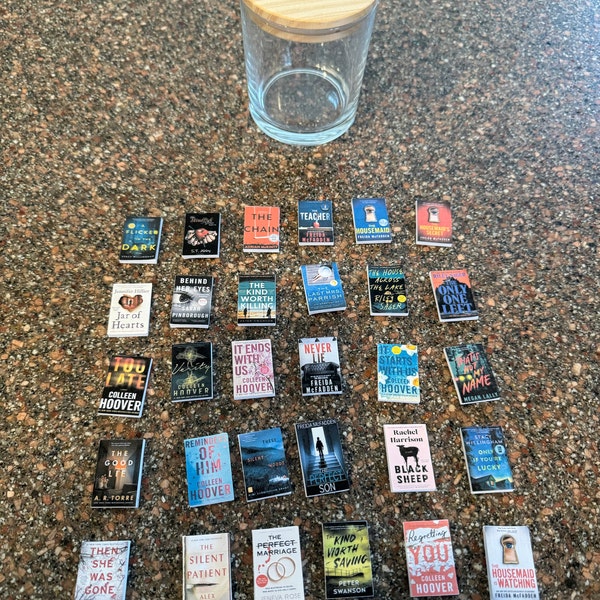 5mm Foam Mini Book Magnets Mini Book Display TBR Book Lover Gift - Etsy