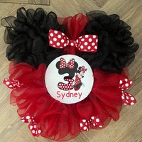 Birthday Minnie Mouse Svg Cupcake Toppers Cupcake Pick 3 - Etsy Italia