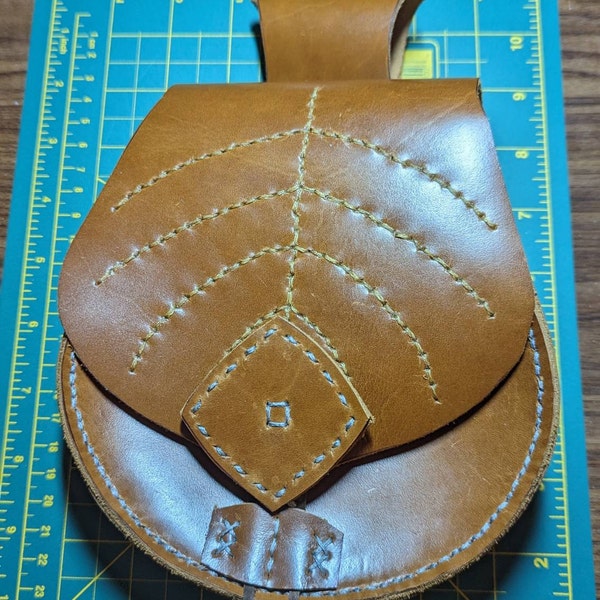Medieval Belt Bag Leather Pattern PDF - Etsy