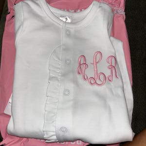 Monogrammed Pajamas, Girls Personalize Pajamas, Boys Monogram Pajamas ...
