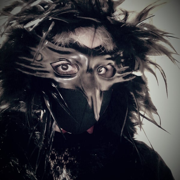 Black Goat Mask by Maskelle Masks is Flexible Washable Adult Size ...