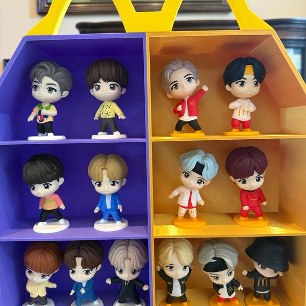 Supersized BTS Tinytan Display | Happy Meal Display | Wall Mountable ...