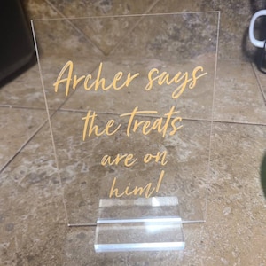 Print Your Custom Acrylic Sign Create Your Own Minimalistic Acrylic ...