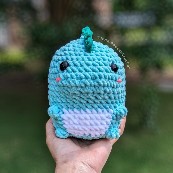 No Sew Dinosaur Crochet Pattern, No Sew Amigurumi Crochet Patterns ...