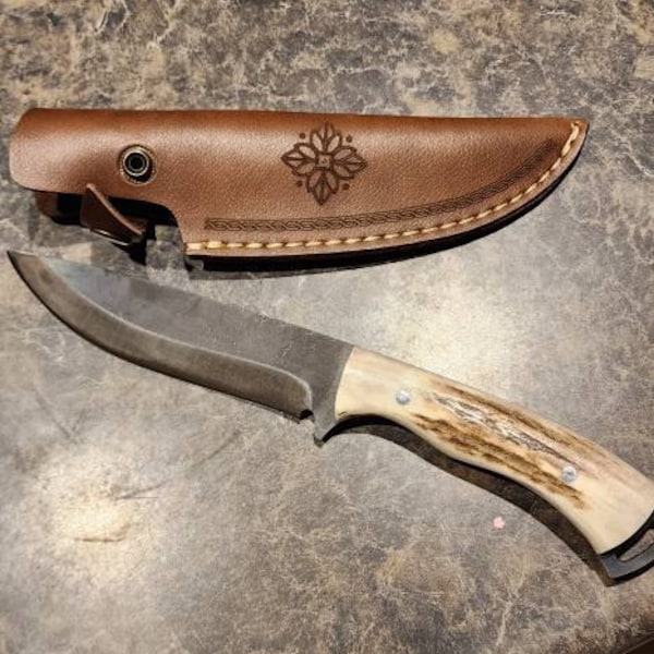 Double-edged Tactical Dagger Versalite Handle Hunting Knife Engraving ...