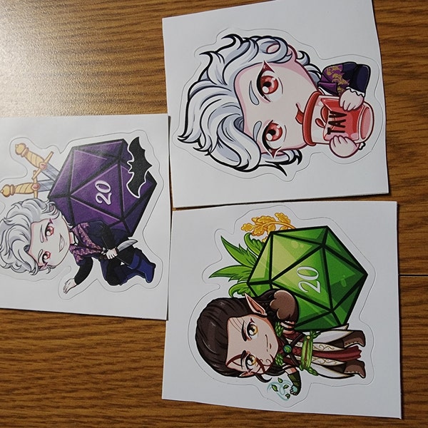 BG3 Halsin Sticker | Baldur's Gate 3 Stickers | Gaming Stickers | Gamer ...