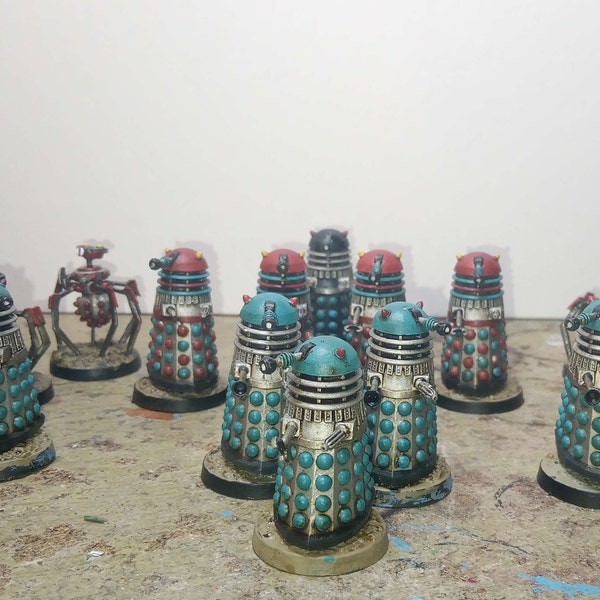Space Pepperpot Machines - 28mm Scale 3D Printed Resin Miniatures X10 ...