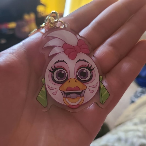 FNAF Security Breach Keychains Glamrock / Shattered Freddy, Monty ...