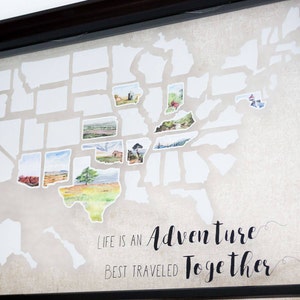 US Travel Rv Decal Map Rv Sticker Camper Decor Road Trip Map Motorhome ...