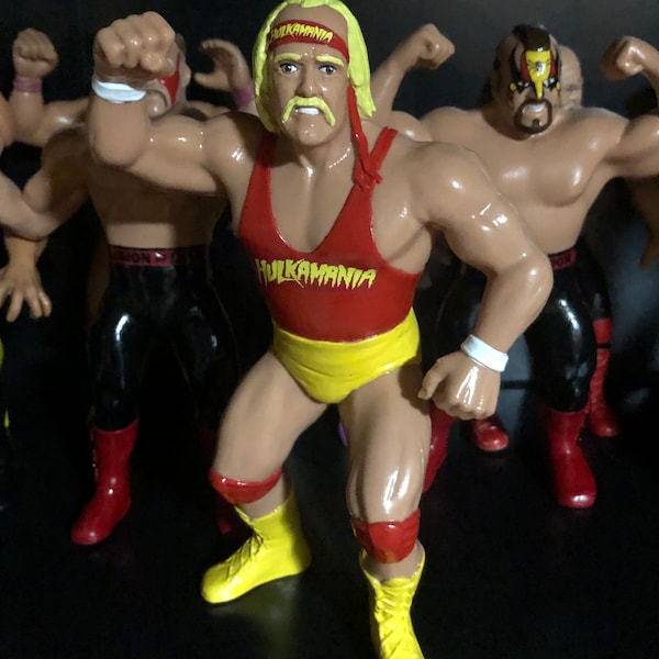 Hulk Hogan Black Card Series WWF LJN Inspired XOX Custom Rubber Type ...