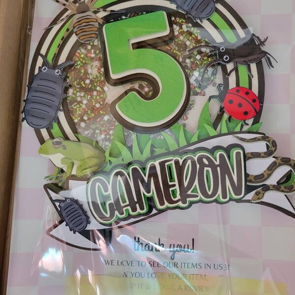 Bug Cake Topper, Bugging Out Cake Topper, Bug Birthday, Insects and ...