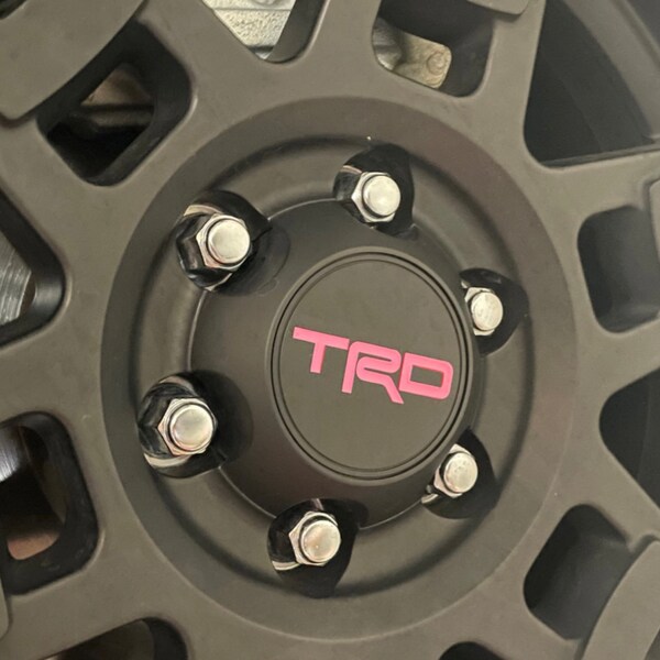 TRD Wheel Center Cap Inlay Decal for 2016-2024 4runner. - Etsy