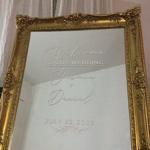 Ceremony Seating Sign Vinyl Decal Sticker DIY Wedding Decor - Etsy