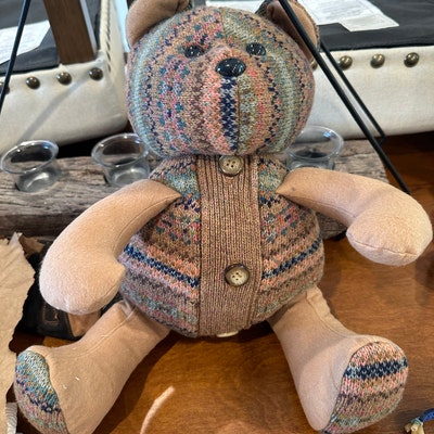 Memory Squirrel Made From a Loved Ones Clothing - Etsy