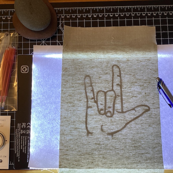 A4 LED Light Board Kit: Embroidery Pattern Tracing With Heat Erasable ...