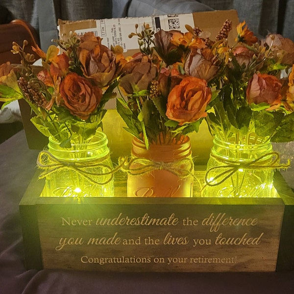 Retirement Flower Box | Retirement Gifts | Retirement Gifts for Women ...