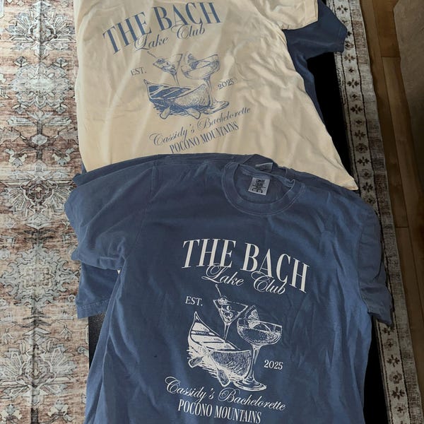 Luxury Bachelorette Merch Comfort Colors, the Bach Club Bachelorette ...