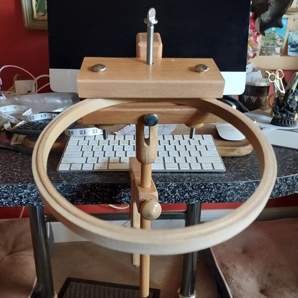 Personalized Embroidery Stand - Table Clamp -embroidery Hoop Stand ...