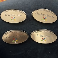 R.A.M. Officer or Members Over the Pocket Name Badge or - Etsy