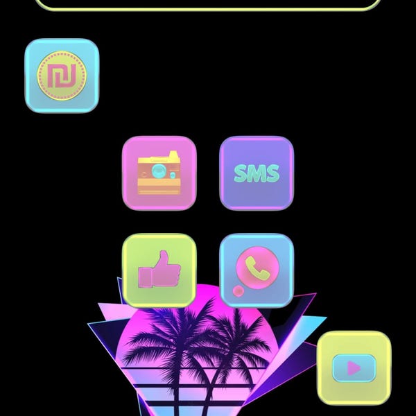 AMETAL Theme App Icon Set, Custom Icons for iPhone and Android Home ...