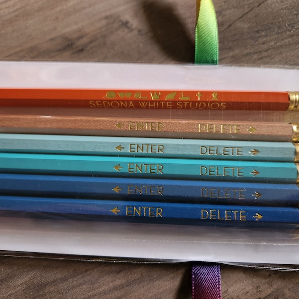 Personalized Pencils (set of 12) Choose Your Own Colors Teacher Gift ...