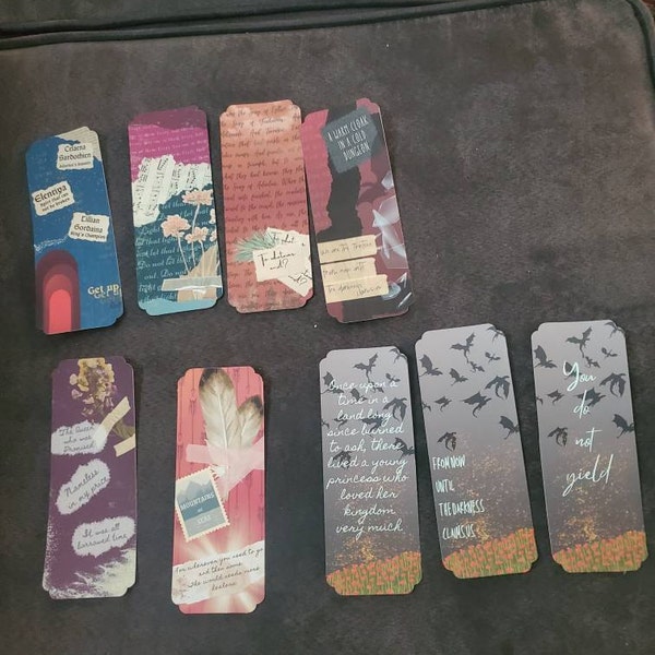 One Dark Window Bookmark - Etsy