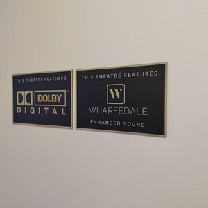 KEF Home Theater Sign - Etsy