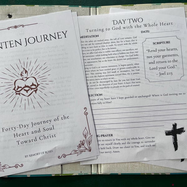 40 Day Lent Devotional | Catholic Christian Lenten Journal PDF | Daily ...